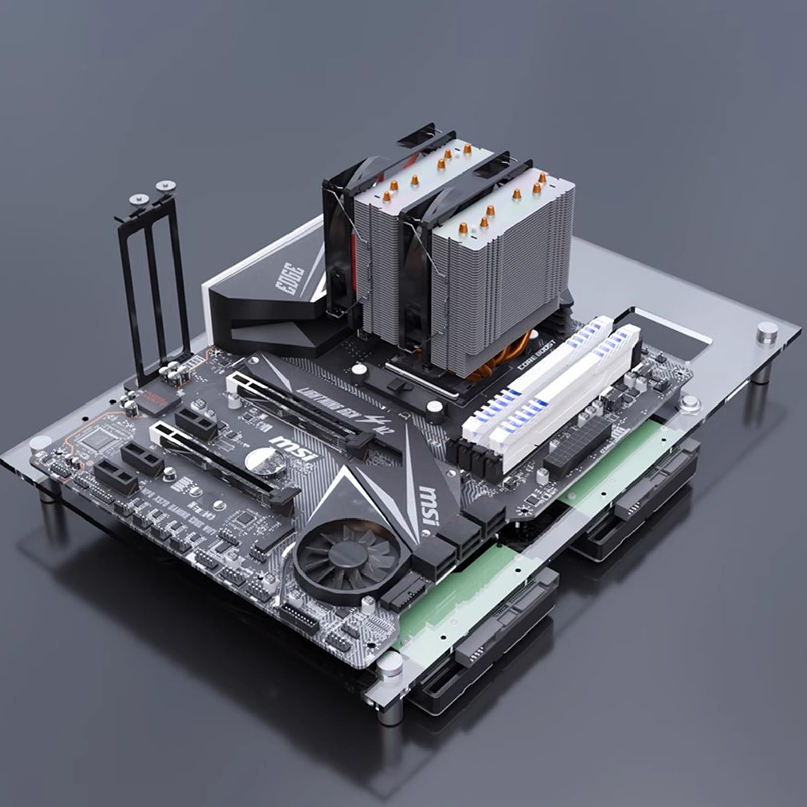 Universal Mini Itx Enclosure ATX PC Open Frame ATX Test Bench ...