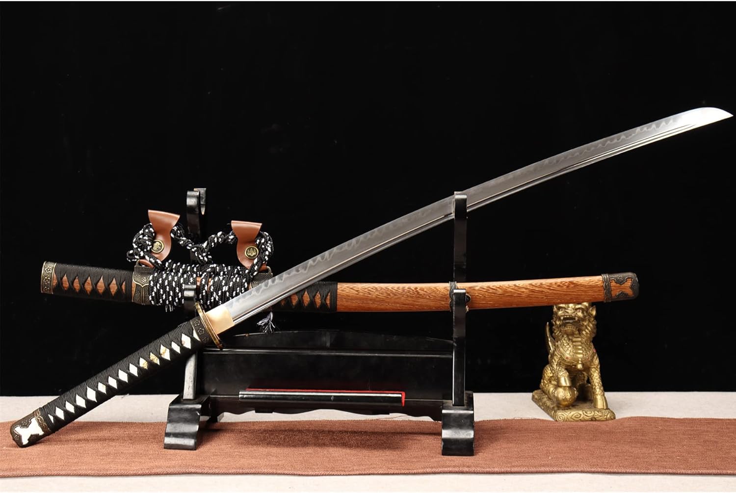 Amazon.com : LQSLFsword Premium Japanese Samurai Sword Tachi Real ...