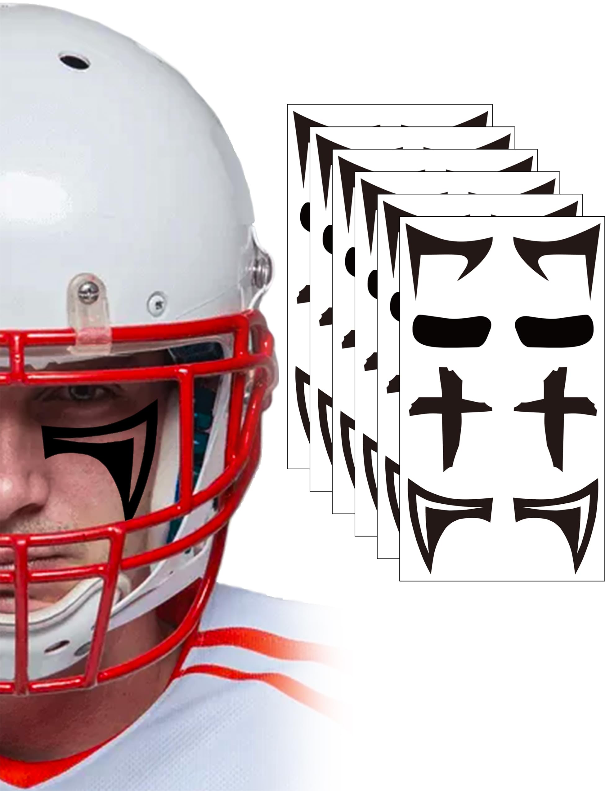 Amazon.com: Orgcity 24 Pairs Sports Eye Black Stickers for Men Women ...