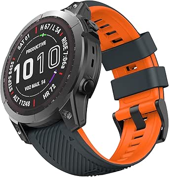 OVERSTEP Silicone 22mm Watch BandSport, Multi-Device - Compatible With ...