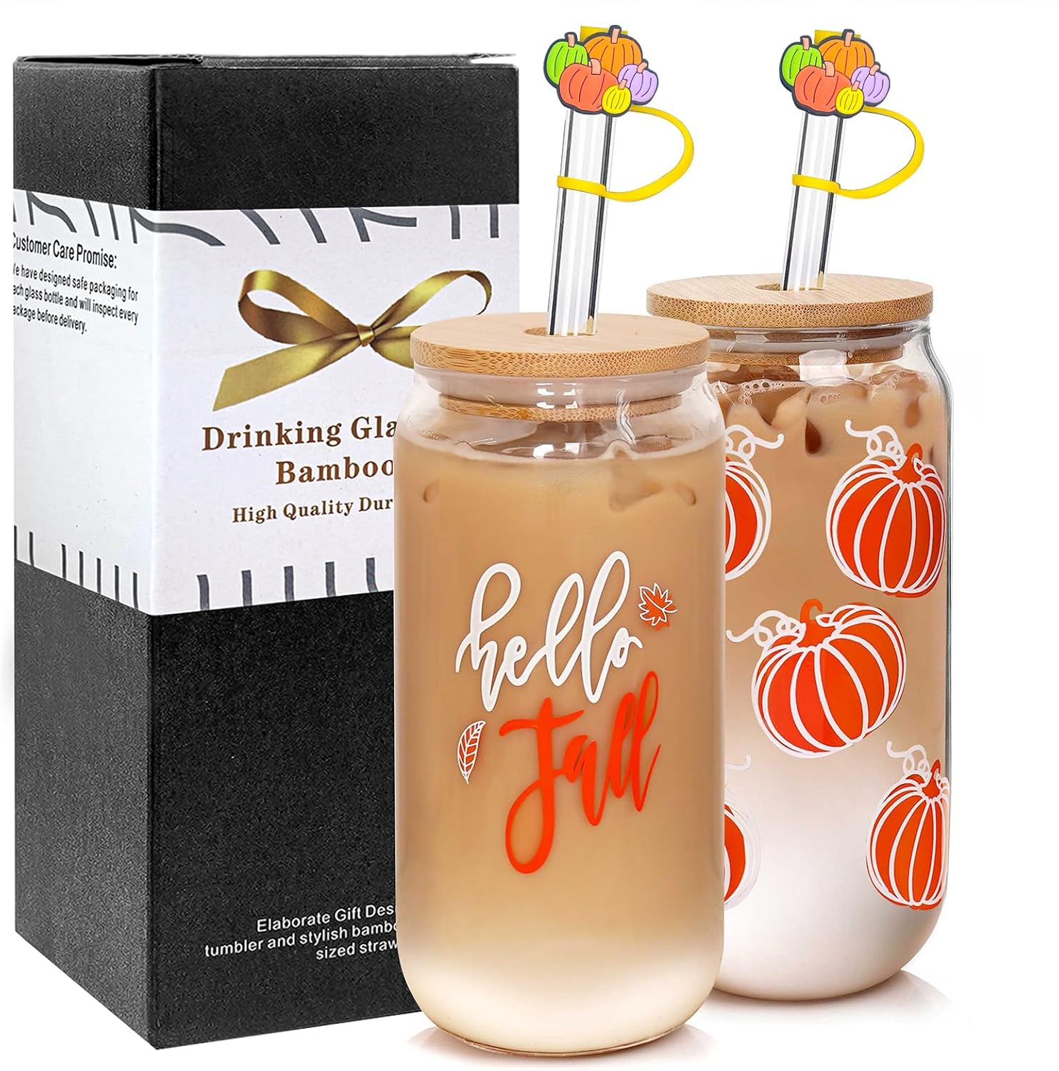 Amazon.com: ANOTION Fall Coffee Cups - Fall Decor Pumpkin Mug Fall ...