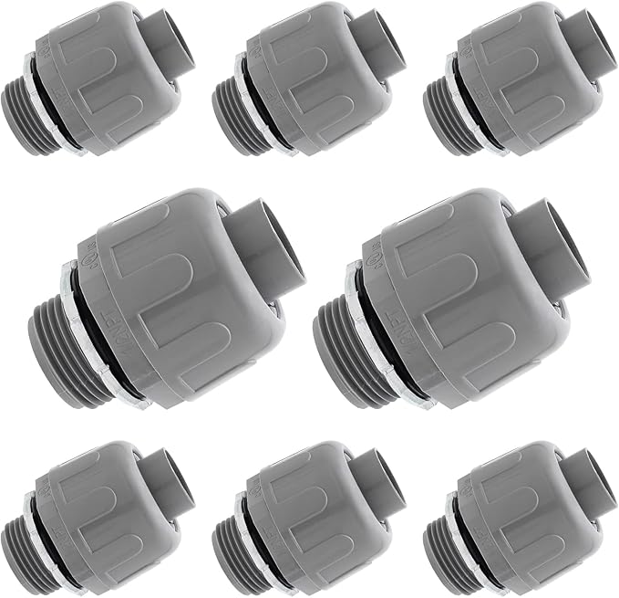 Cionyce 8 Pack NPT Nonmetallic Conduit 1/2-in Electrical Conduit ...