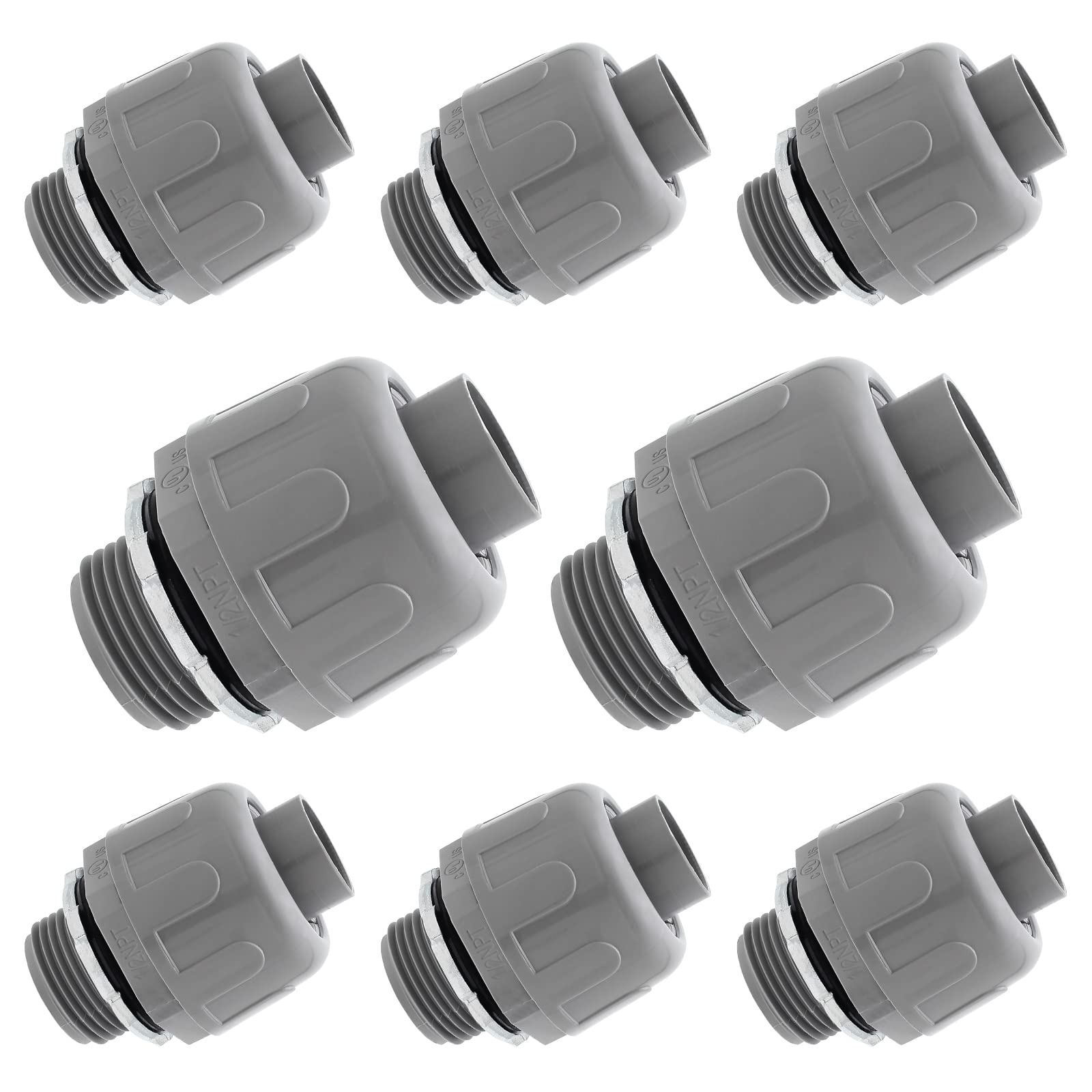 Snapklik.com : 8 Pack NPT Nonmetallic Conduit 1/2-in Electrical Conduit ...