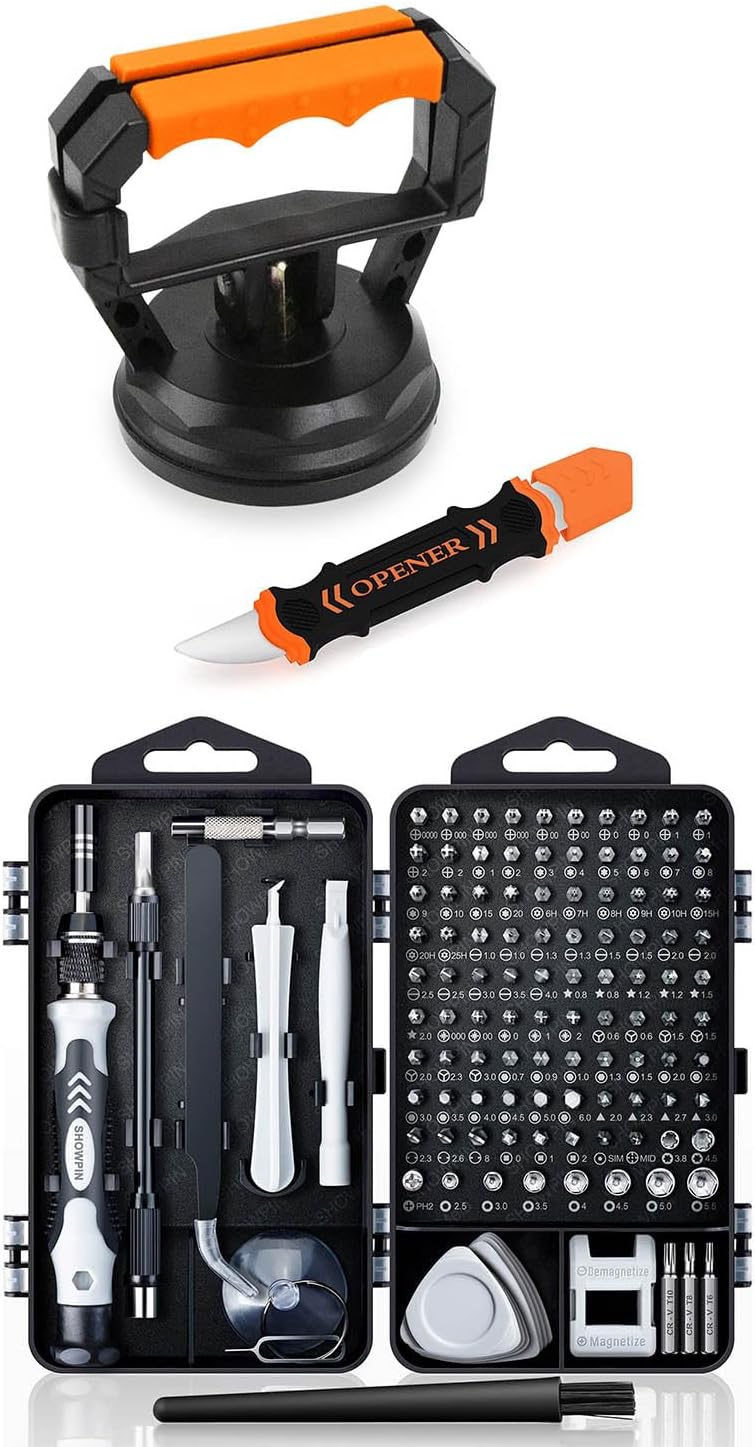 Amazon.com: Precision Computer Screwdriver Kit and Suction Cup and Pry ...