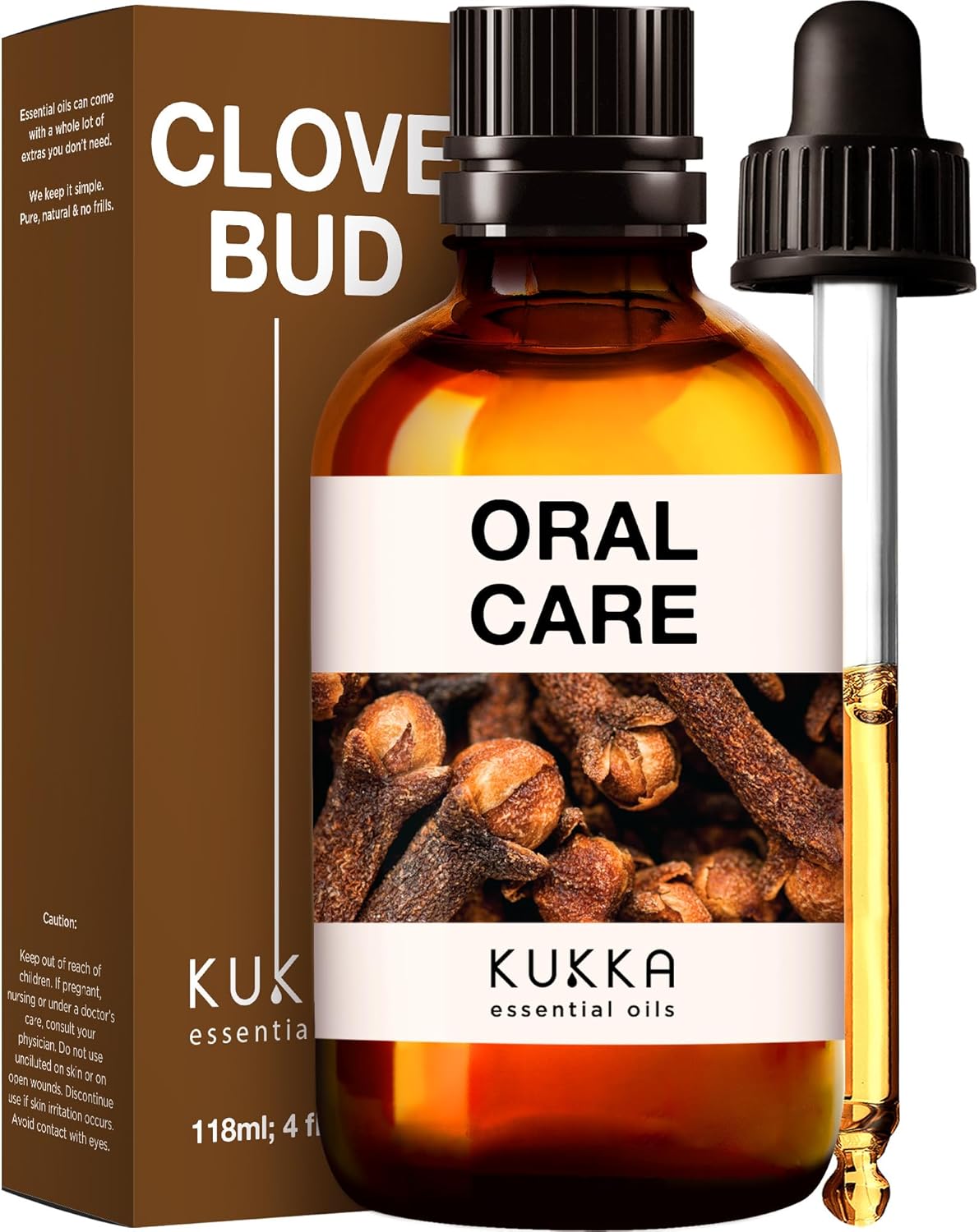 Amazon.com: Kukka Clove Oil Essential Oil for Oral Care, Teeth & Gums ...