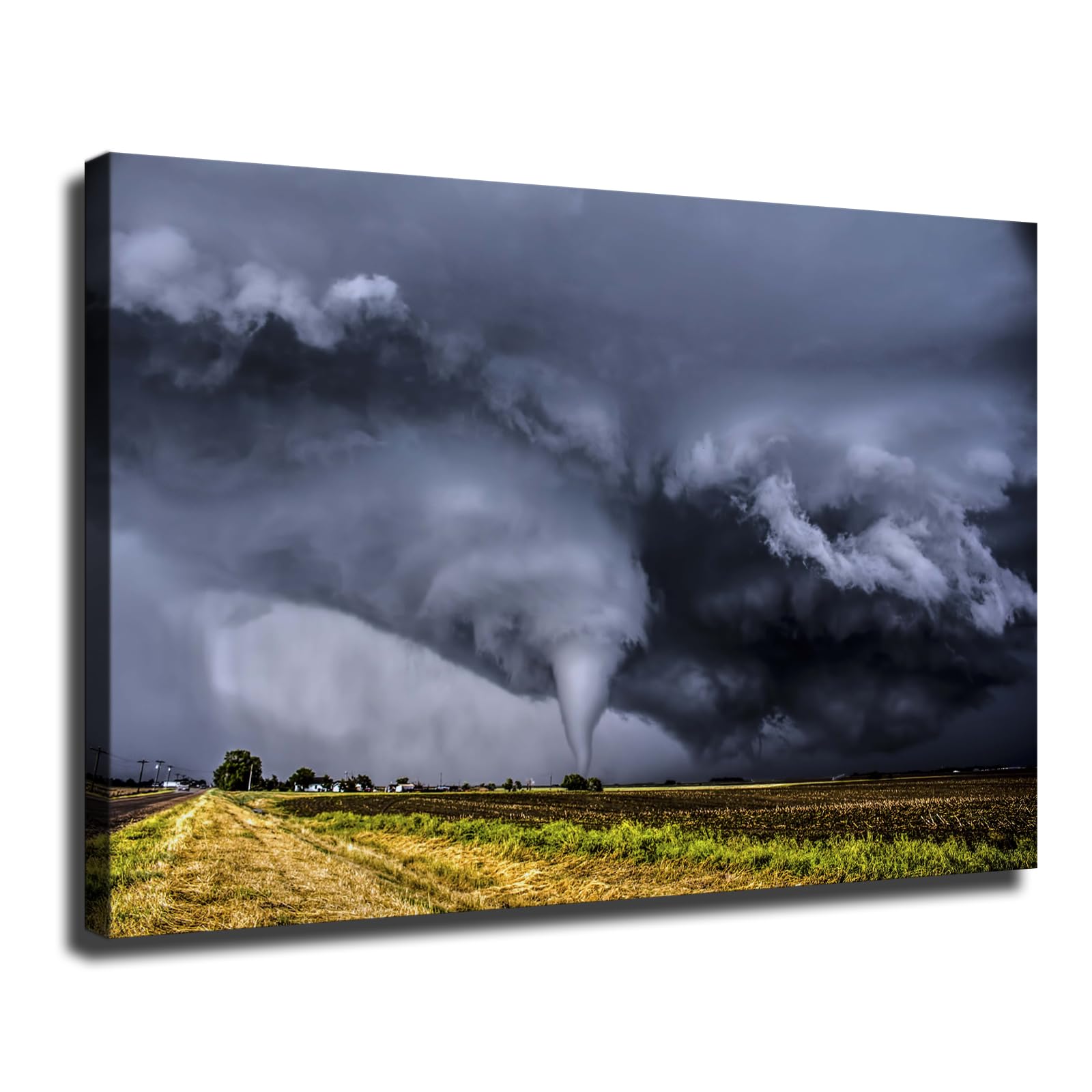 Amazon.com: Tornado Lightning Natural Disaster Thunderstorms Poster ...