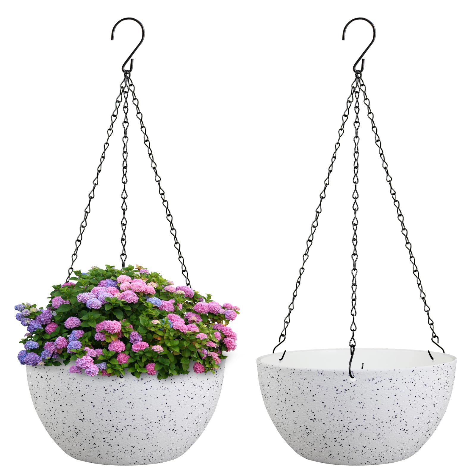 Snapklik.com : Meowell 8 Inch Hanging Planters For Small Indoor Outdoor ...