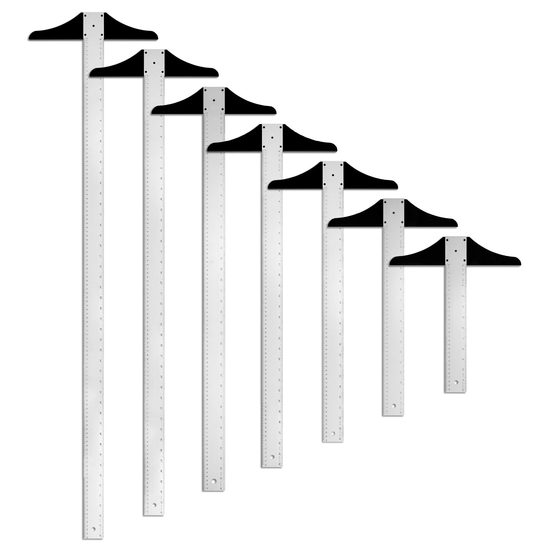 Drafting T-square Alumicolor 48-Inch Professional T-Square - Aluminum ...
