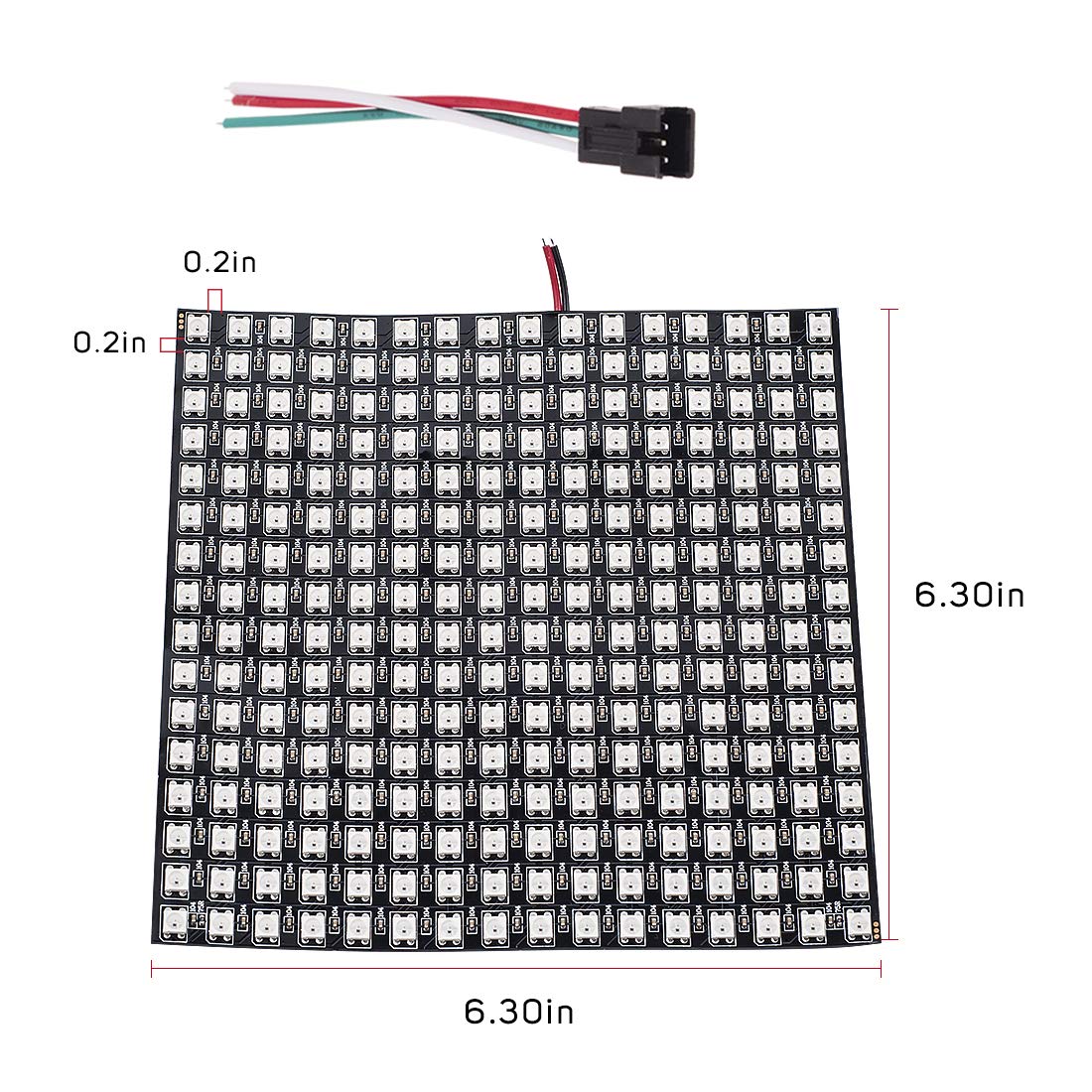 Adafruit Neopixel Kit WS2812 LED 5050 RGB 8x8 LED Matrix For Arduino ...