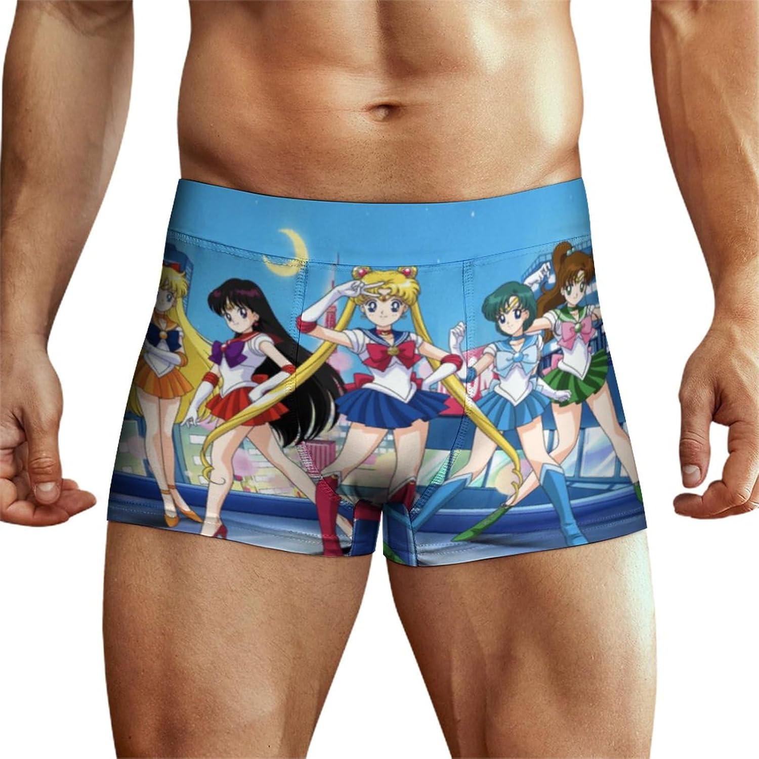 Amazon | [WEBERT] (あいのにじょ) 美少女戦士セーラームーン (3)メンズパンツ 日系アニメ パンツ メンズ ボクサー パンツ 通気 吸汗 若いセクシー 平角パンツ 下着 超 ...
