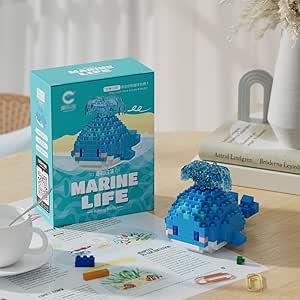 Amazon.com: ALITTDRE Marine Animals Building Blocks Sets Mini Building ...