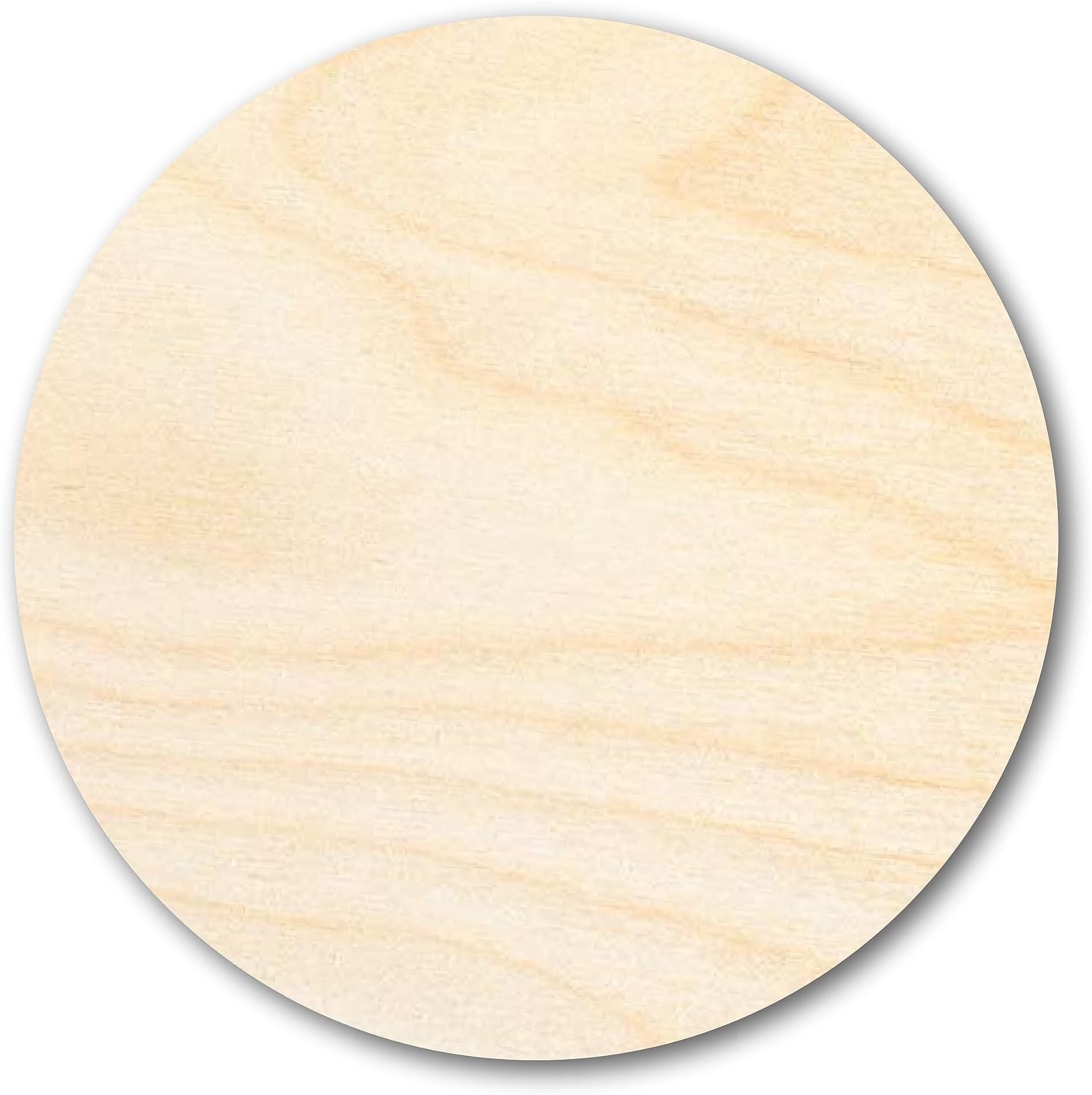 Amazon.com: Set of 5-1 inch Thick, 15 inch Wood Circle for Crafts ...