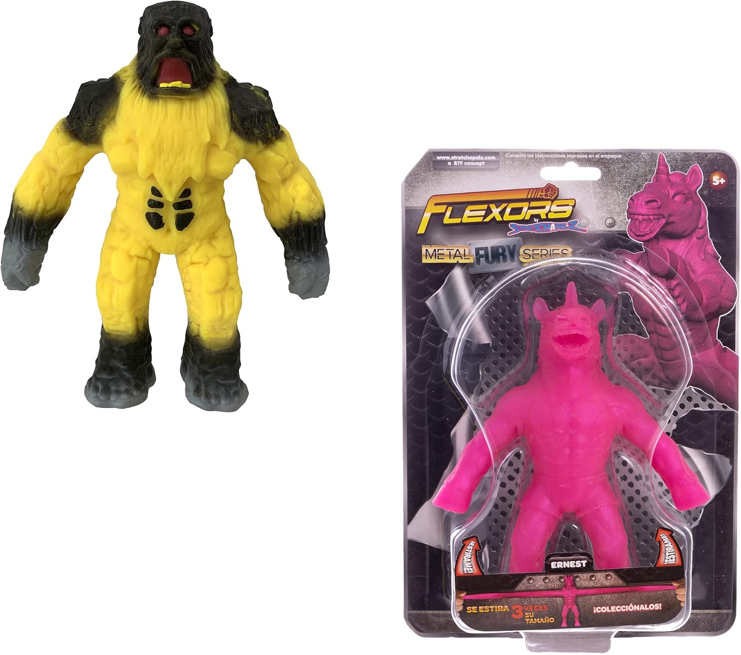 FLEXORS Ruz - Pack 2 Tamaño De 6" Y 8" Figura De Acción Infantil Niño ...