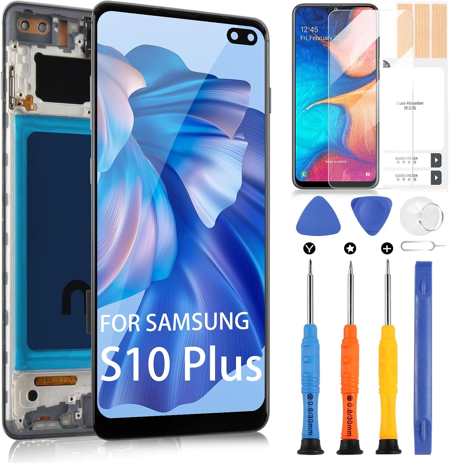 Amazon.com: for Samsung Galaxy S10 Plus Screen Replacement for Samsung ...