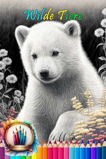 Amazon | Malbuch Wilde Tiere: Süße Jung-Wildtiere zum Ausmalen | van ...