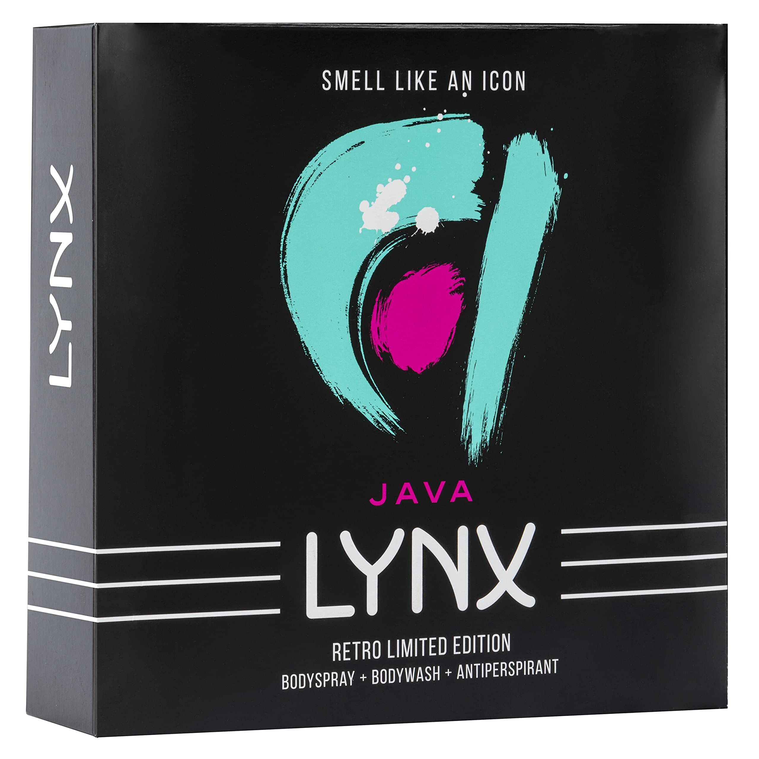 LYNX Java Retro limited edition Trio Set with Body Spray, Shower Gel ...