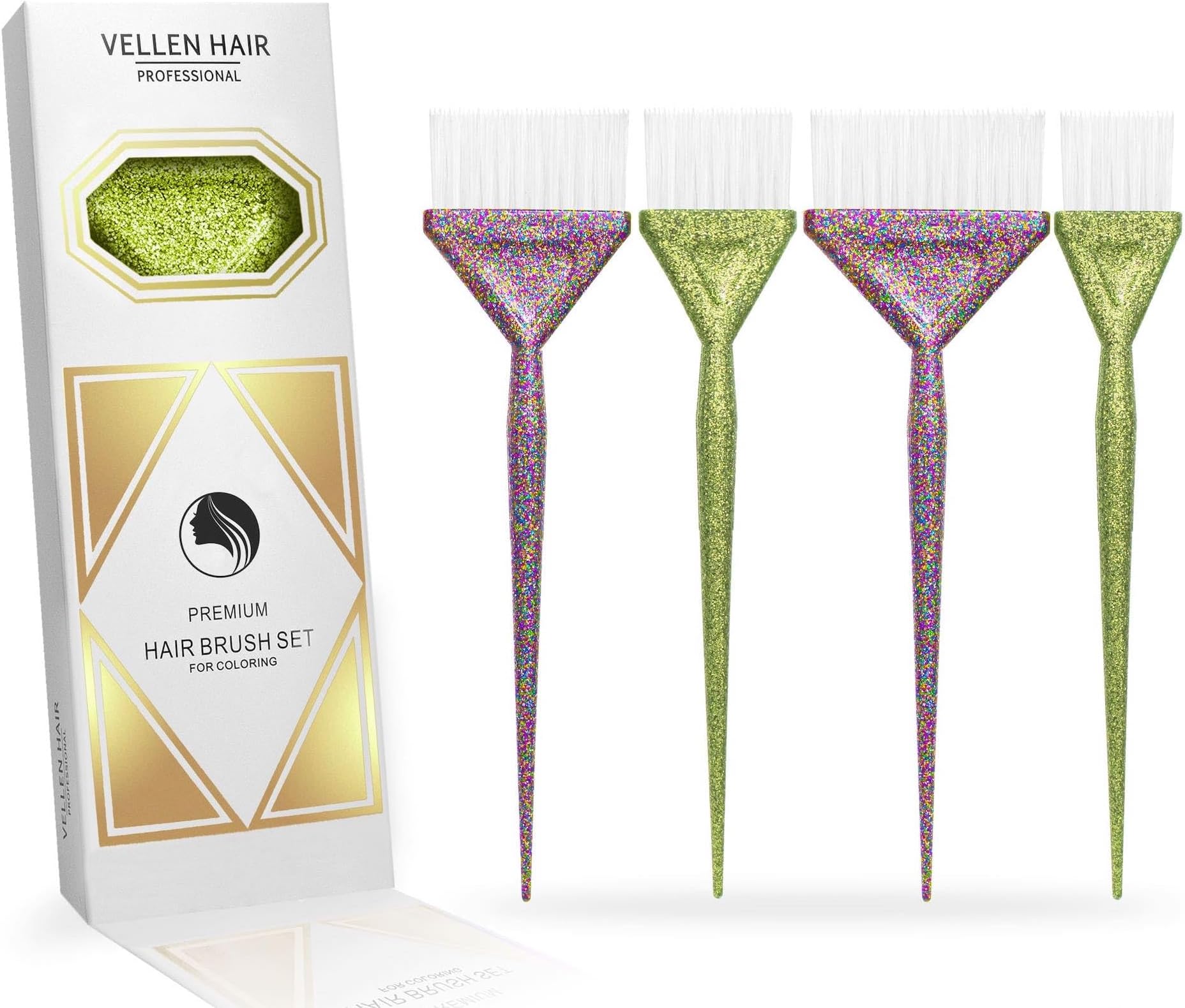 Amazon.com : Vellen Hair Color Brush Set, 4 different sizes for smooth ...