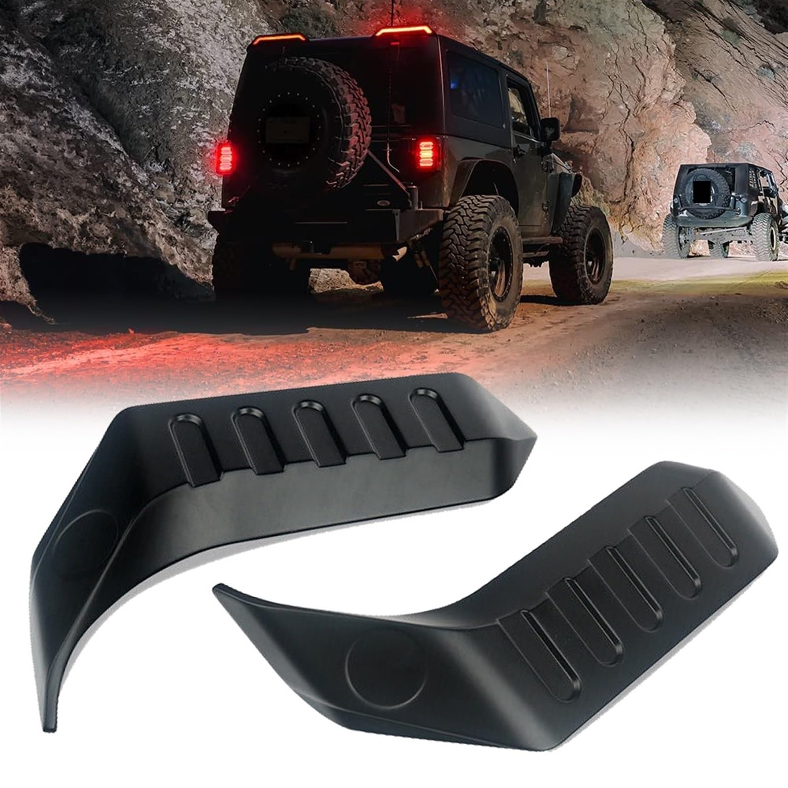 Jeep Spoiler WK Jeep Grand Cherokee Extended Gloss Black Painted Roof