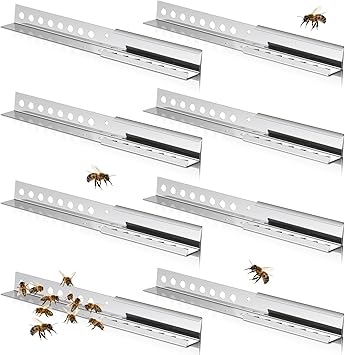 Amazon.com: Gisafai 8 Pcs Bee Hive Entrance Reducer and Mouse Guard ...