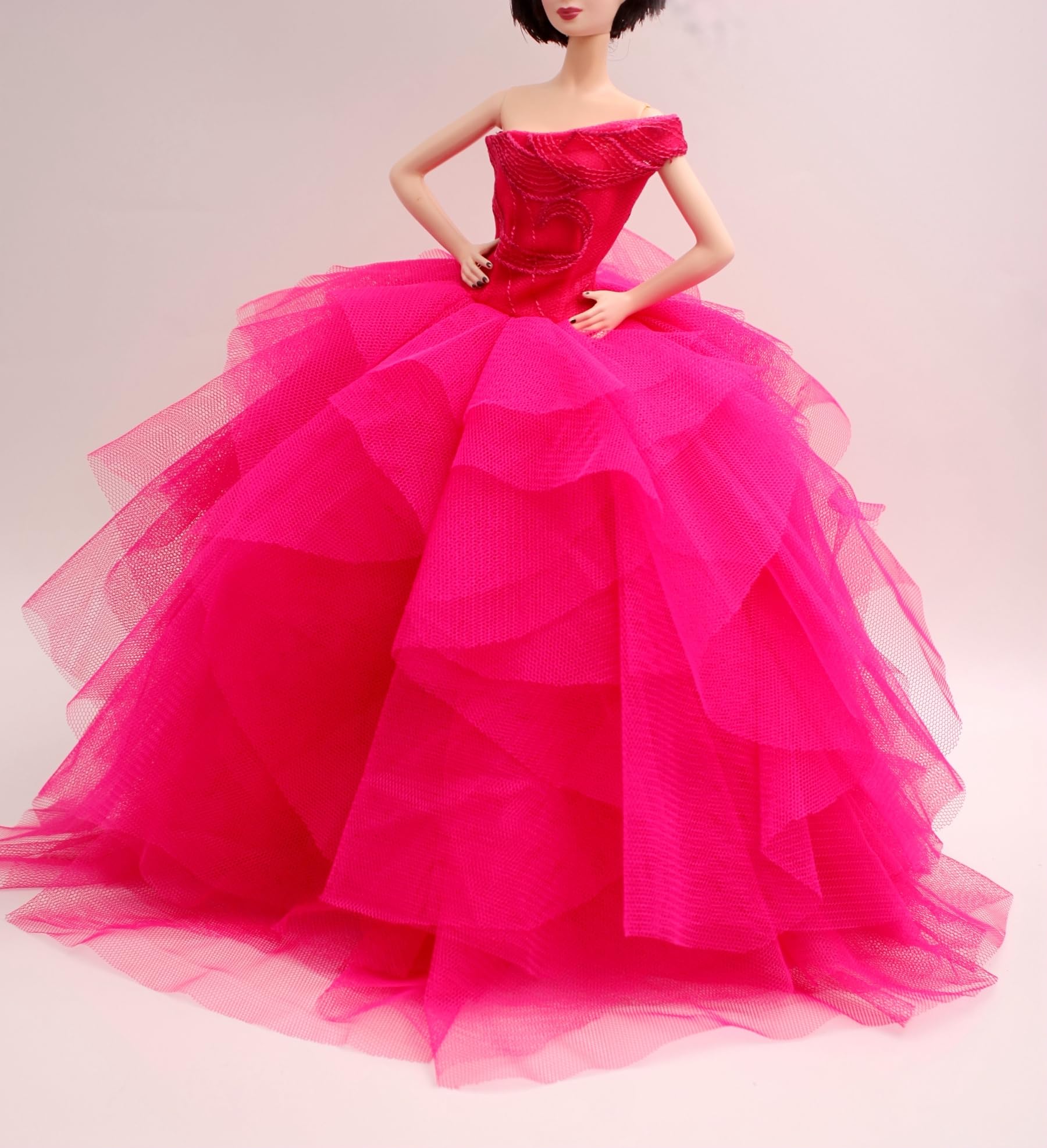 Amazon.com: [Handmade Dress Fit for 12" Doll] Cora Gu Classic One ...