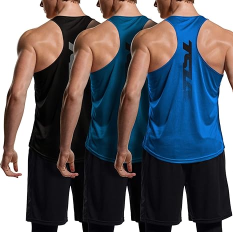 Amazon.com: TSLA 3 Pack Men's Dry Fit Y-Back Muscle Workout Tank Tops ...