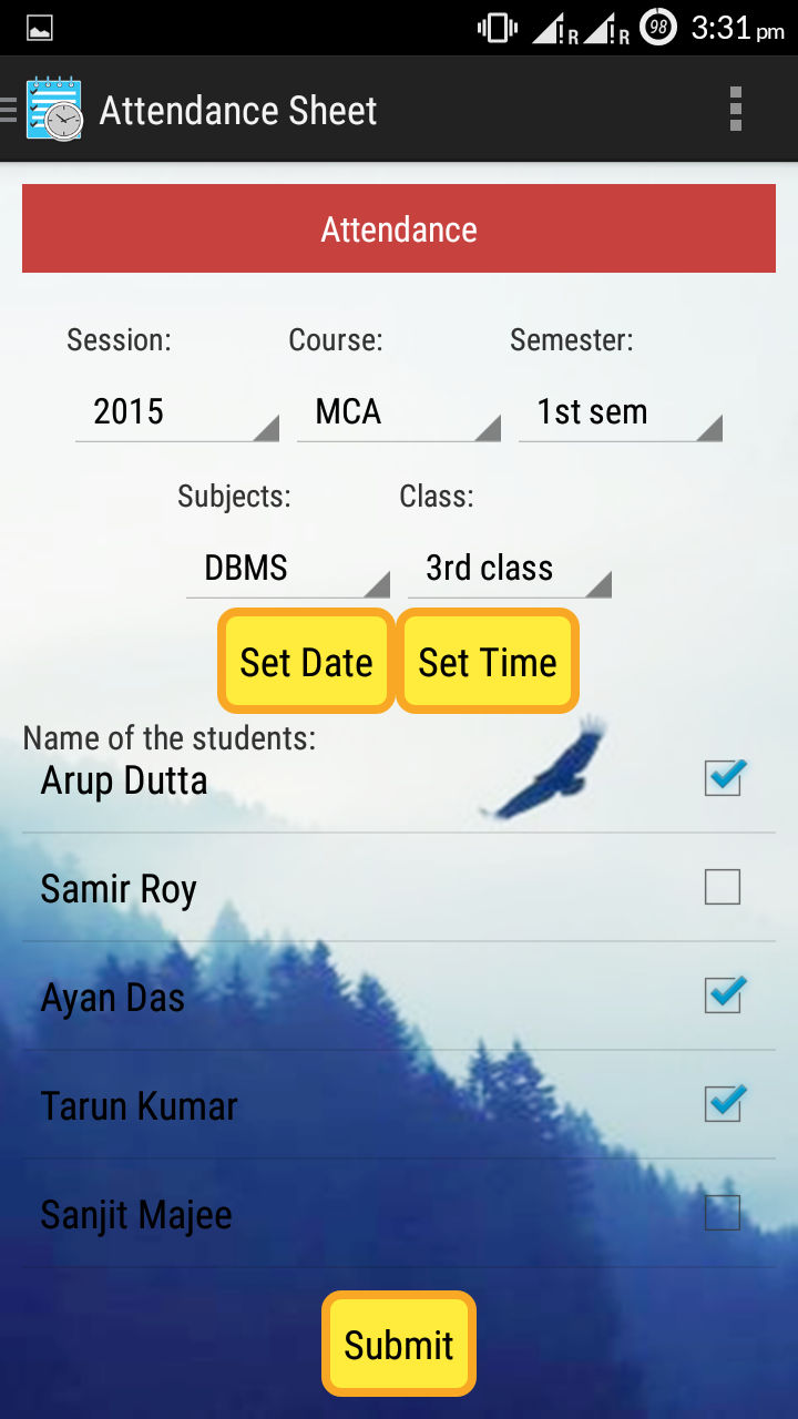 Attendance System - App on Amazon Appstore