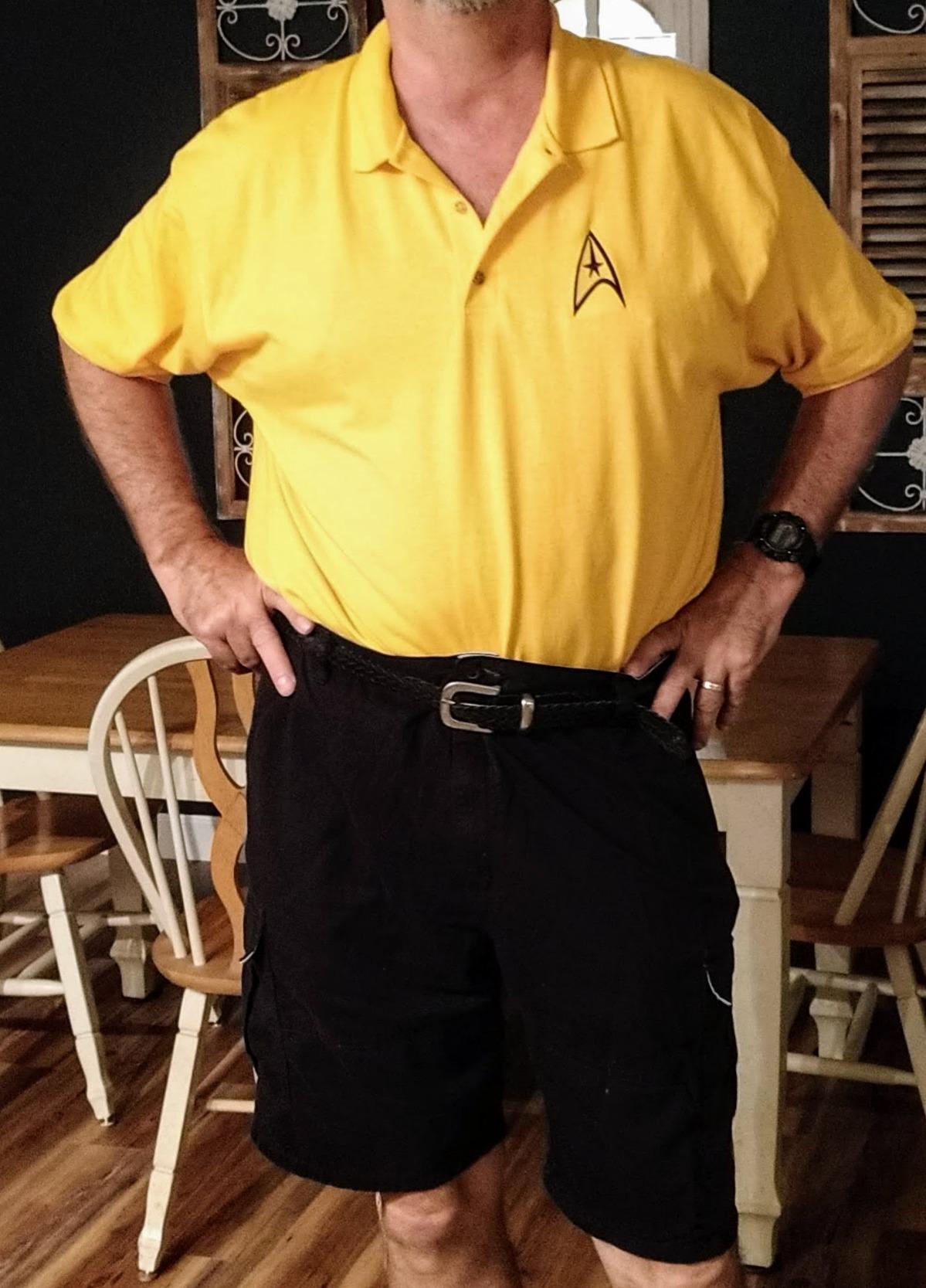 Amazon.com: Star Trek Command Uniform Polo Shirt : Clothing, Shoes ...