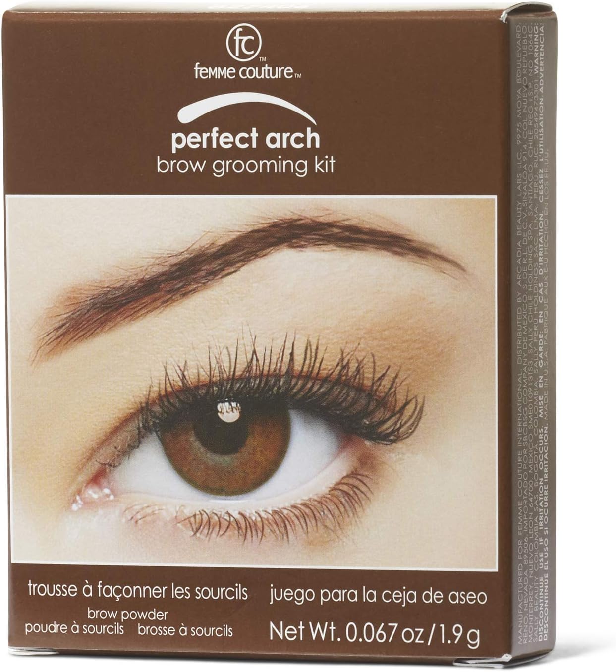 Amazon.com : EYEBROWS ESSENTIAL KIT Black : Eyebrow Makeup : Beauty ...