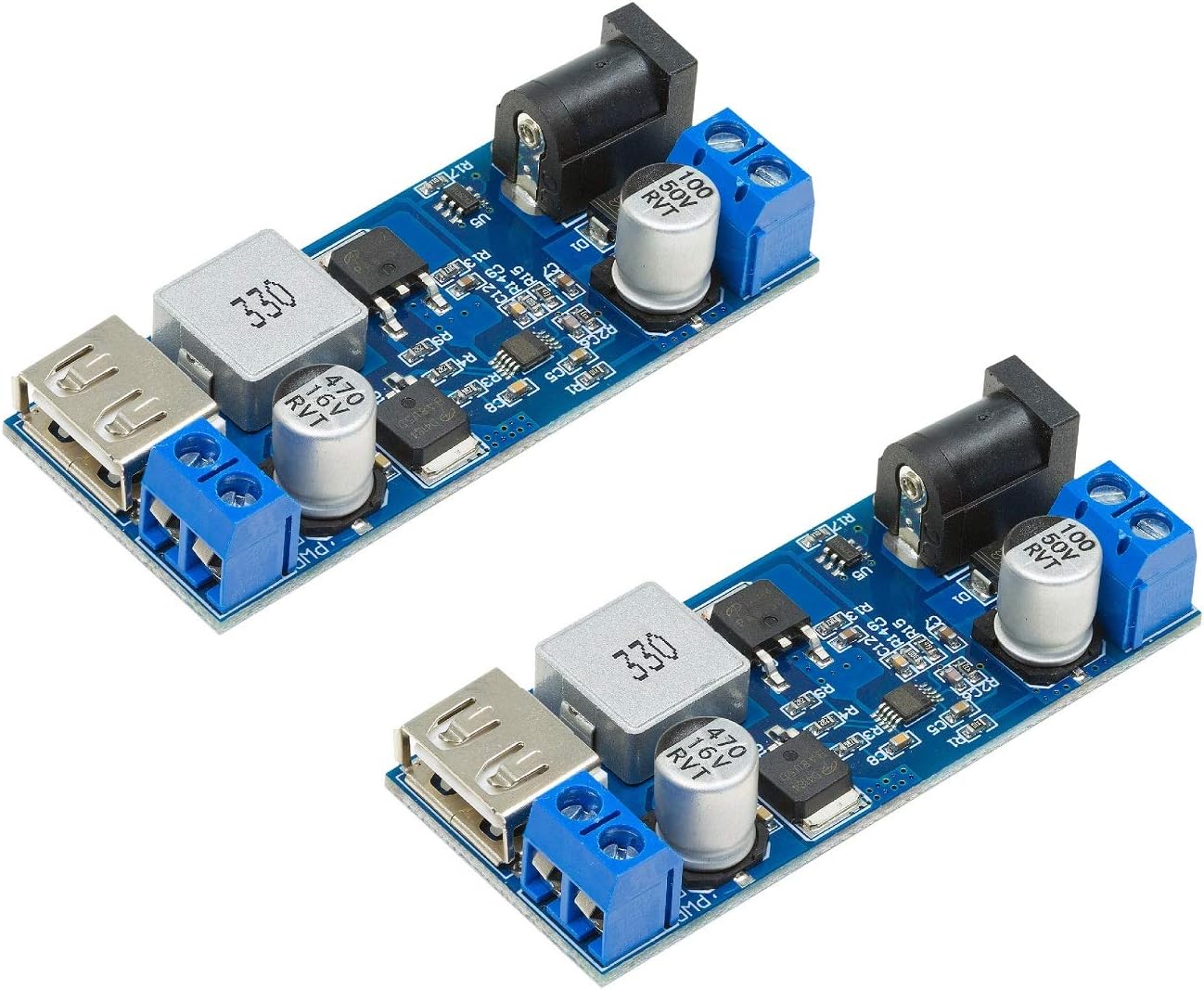 Amazon.com: Weewooday Direct Current Converter Voltage 12V to 5V 3A 15W ...