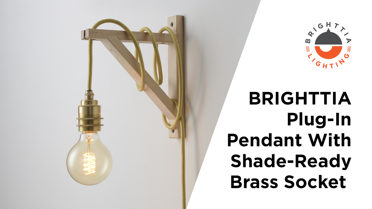 Brass Plug In Swag Lights SWAG Lamp Plugin Chandelier Crystal Prism