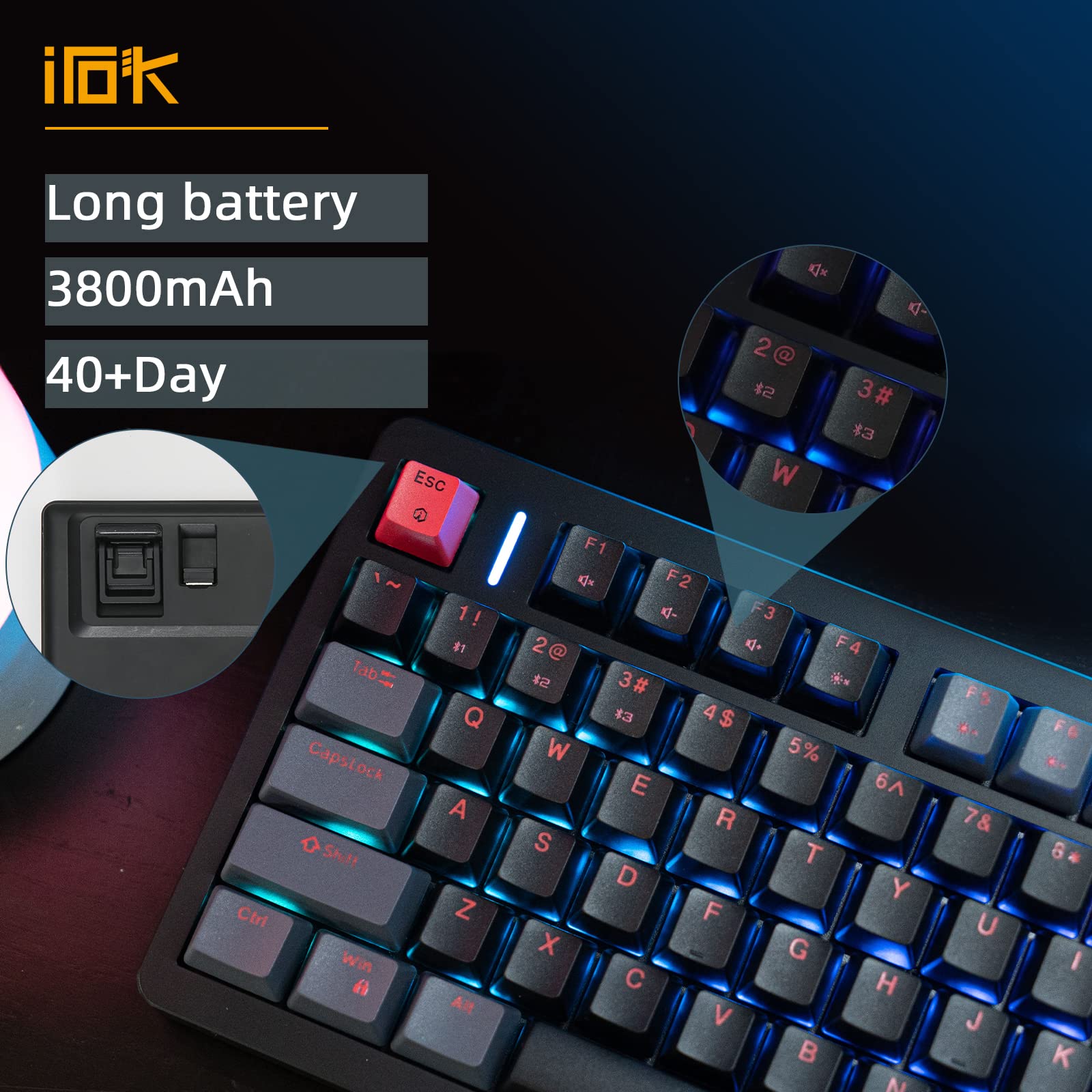IROK FE75Pro Wireless RGB Hot...B0BLSD426Y | Encarguelo.com