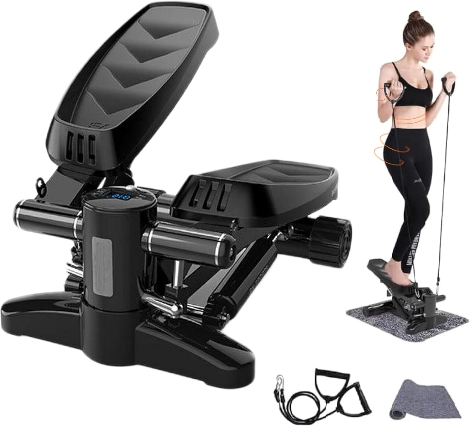 Amazon.com : SEVENIST Steppers for Exercise - Mini Stepper with ...