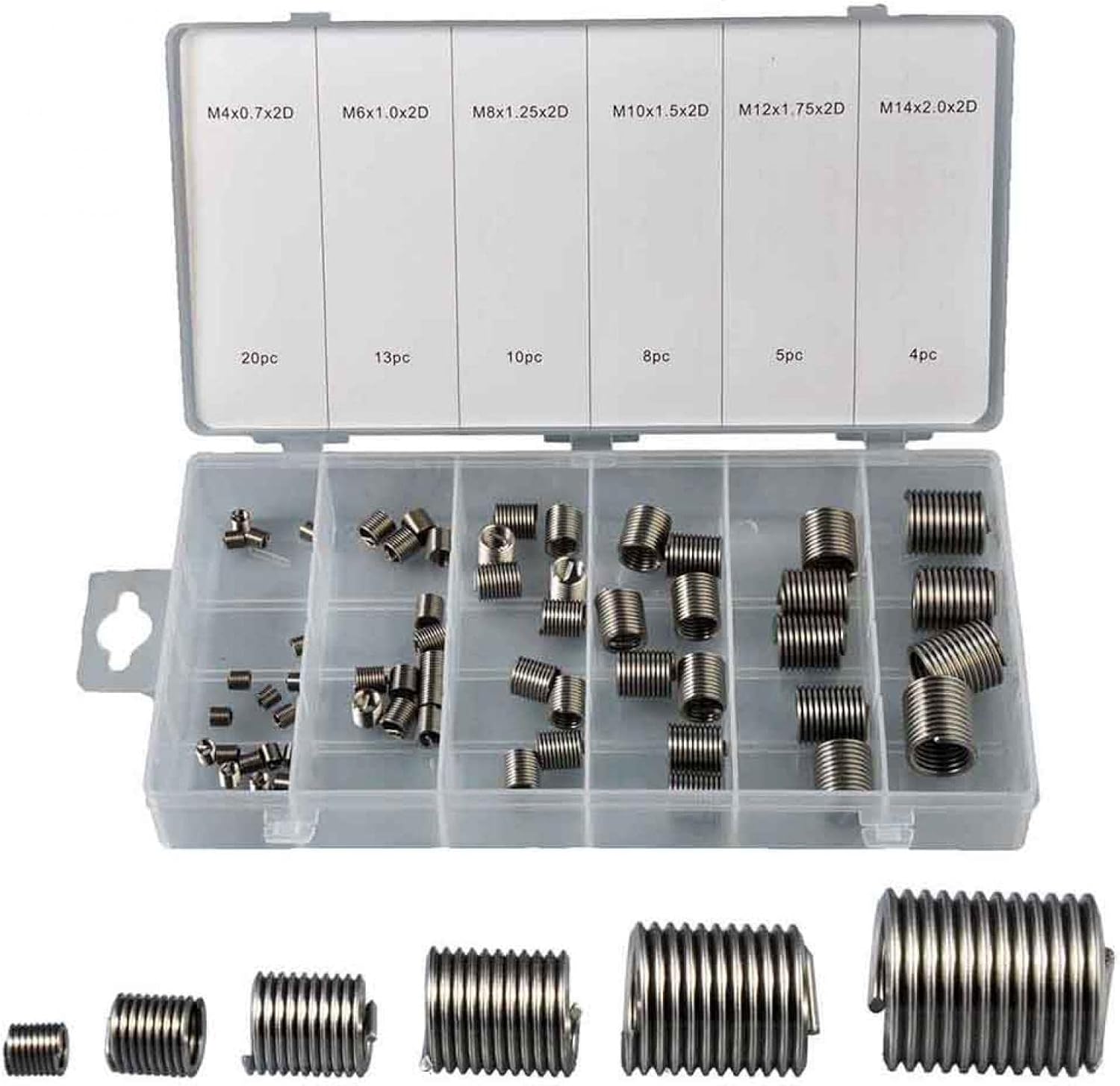 M4 to for M14 Adapter Reducer Thread Reducing Nuts Insert, Thread ...