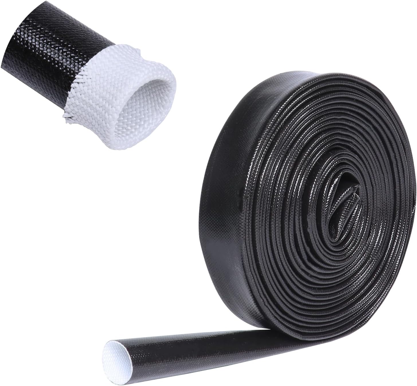 Amazon.com: Fourub Heat Shield Sleeve 5/8", 8 Feet Silicone Coated ...
