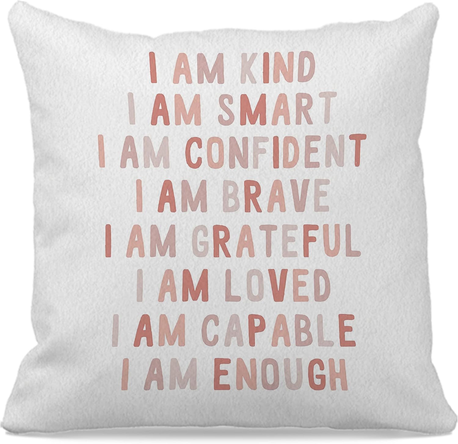 Amazon.com: Boho Nursery I Am Kind Smart Confident Brave Loved Throw ...