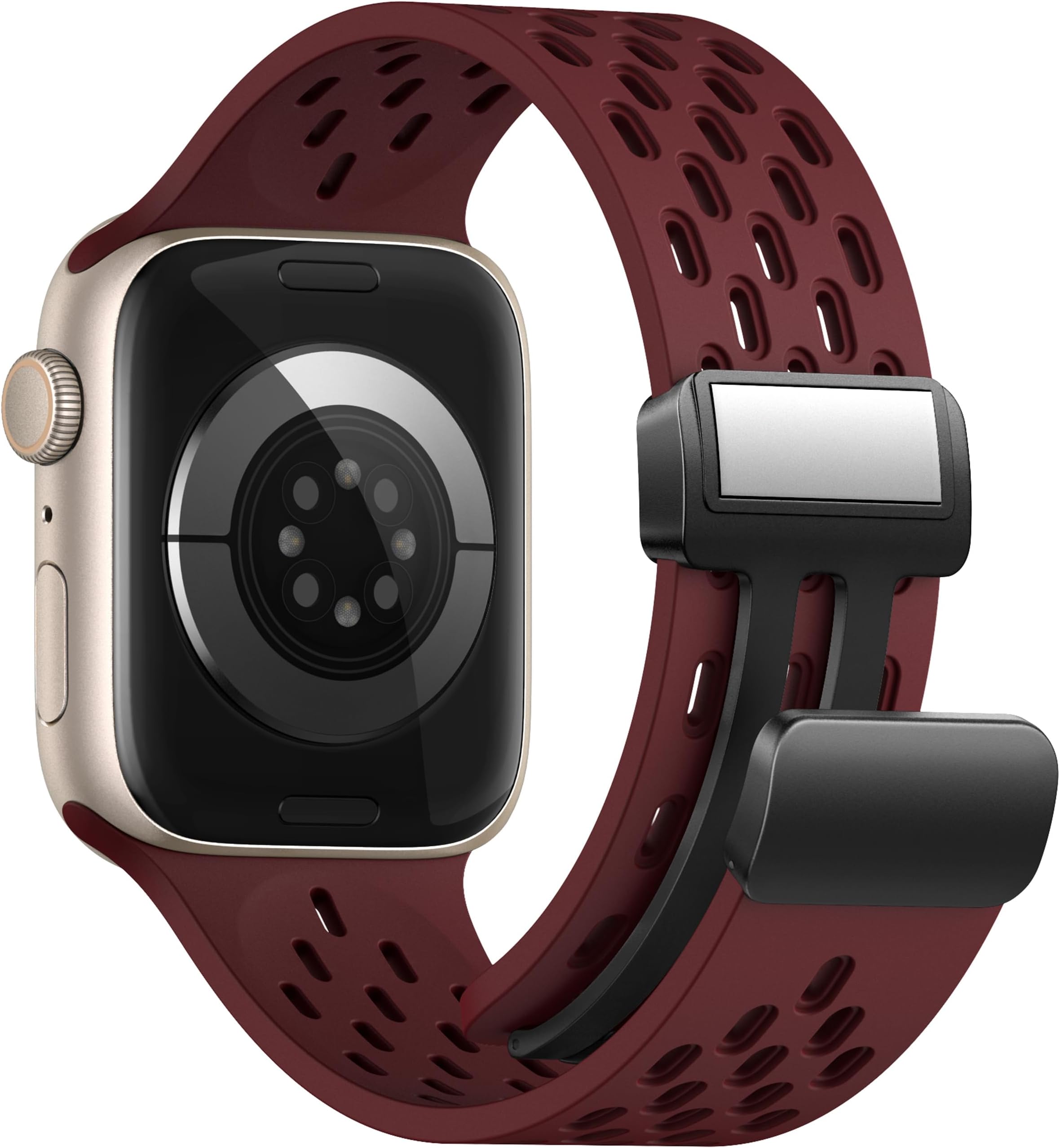 Amazon.com: MoKo Strap Compatible with Apple Watch Bands 49mm 45mm 44mm ...