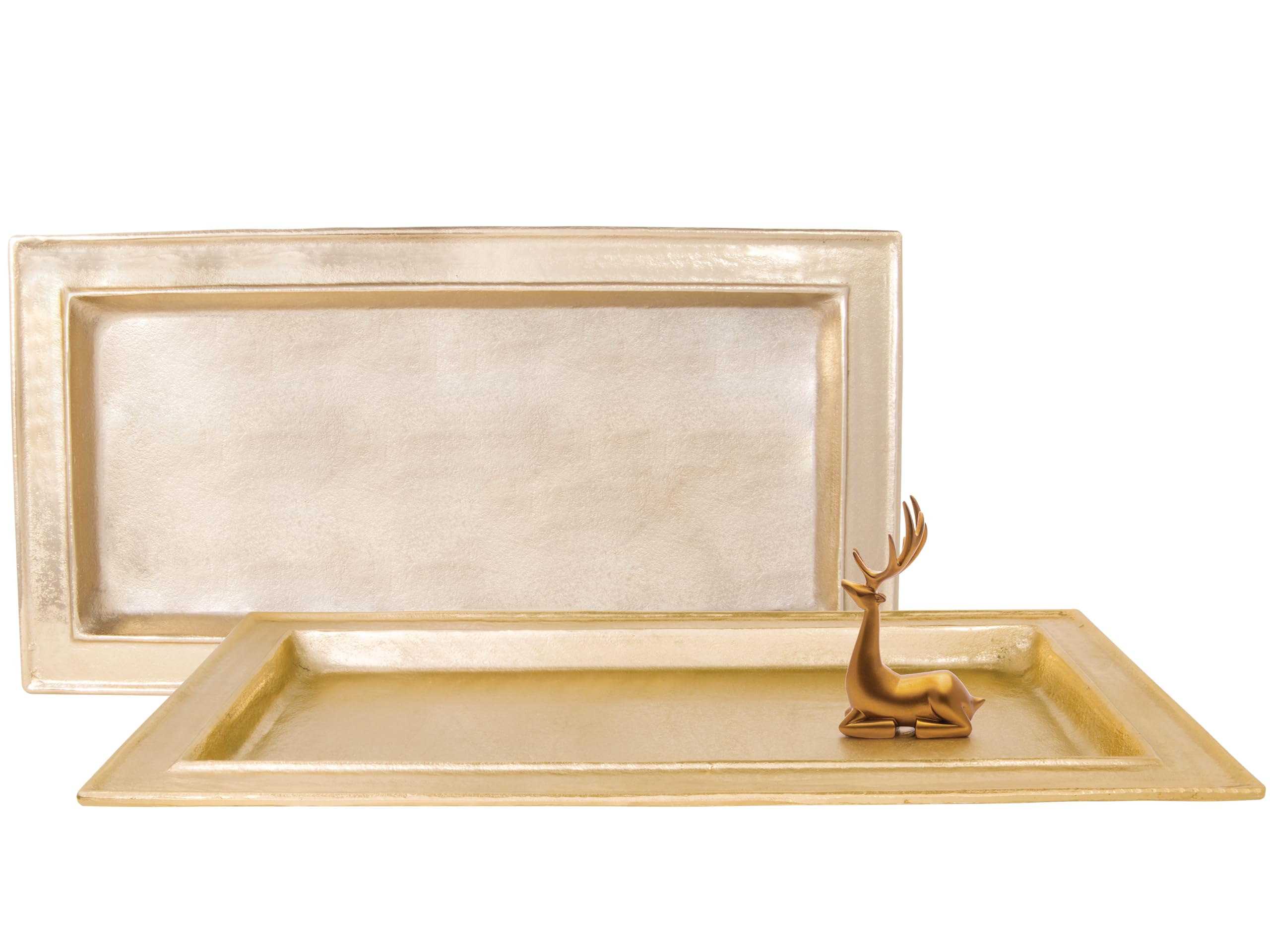 Amazon.com: Decorative Gold Trays by Objet D’Art, Juliet Beaufort ...