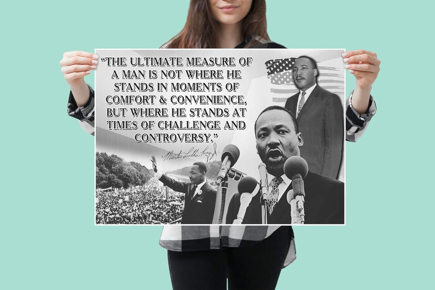 Dr. Martin Luther King Jr Civil Rights Quote Poster in Nepal at NPR ...