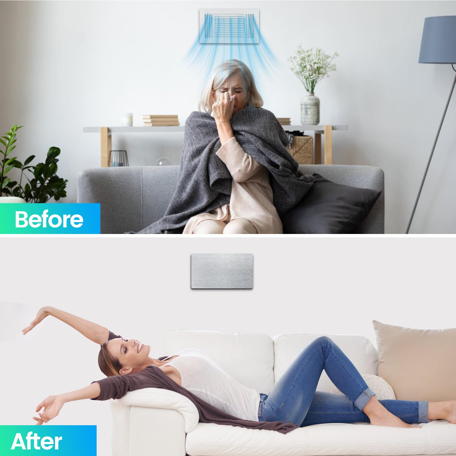 Snapklik.com : Seatern Magnetic Vent Covers, Extra Strong Magnets ...