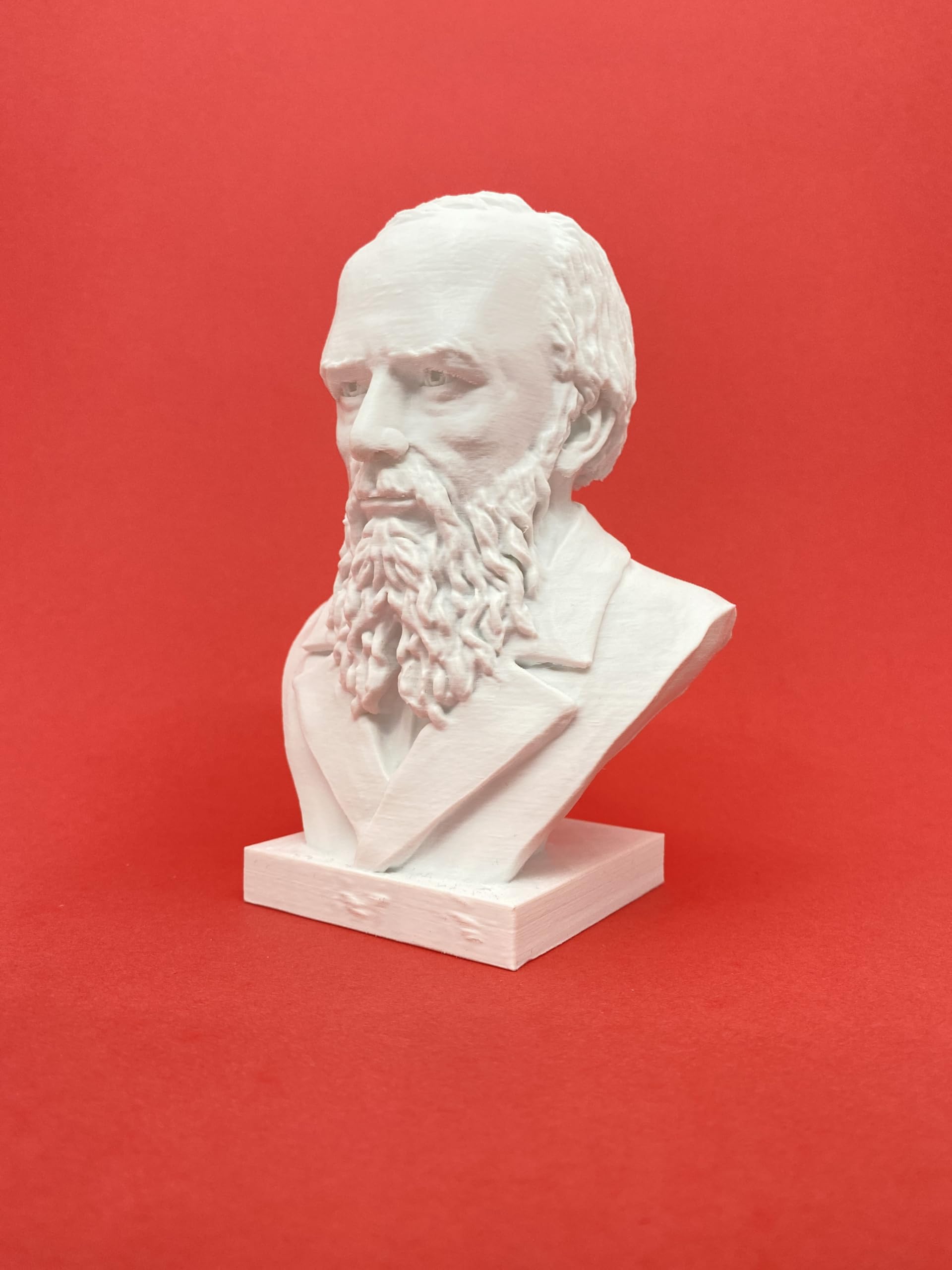 Danila-souvenirs Russian Writer Fyodor Dostoevsky Marble Bust/statue 14 Cm