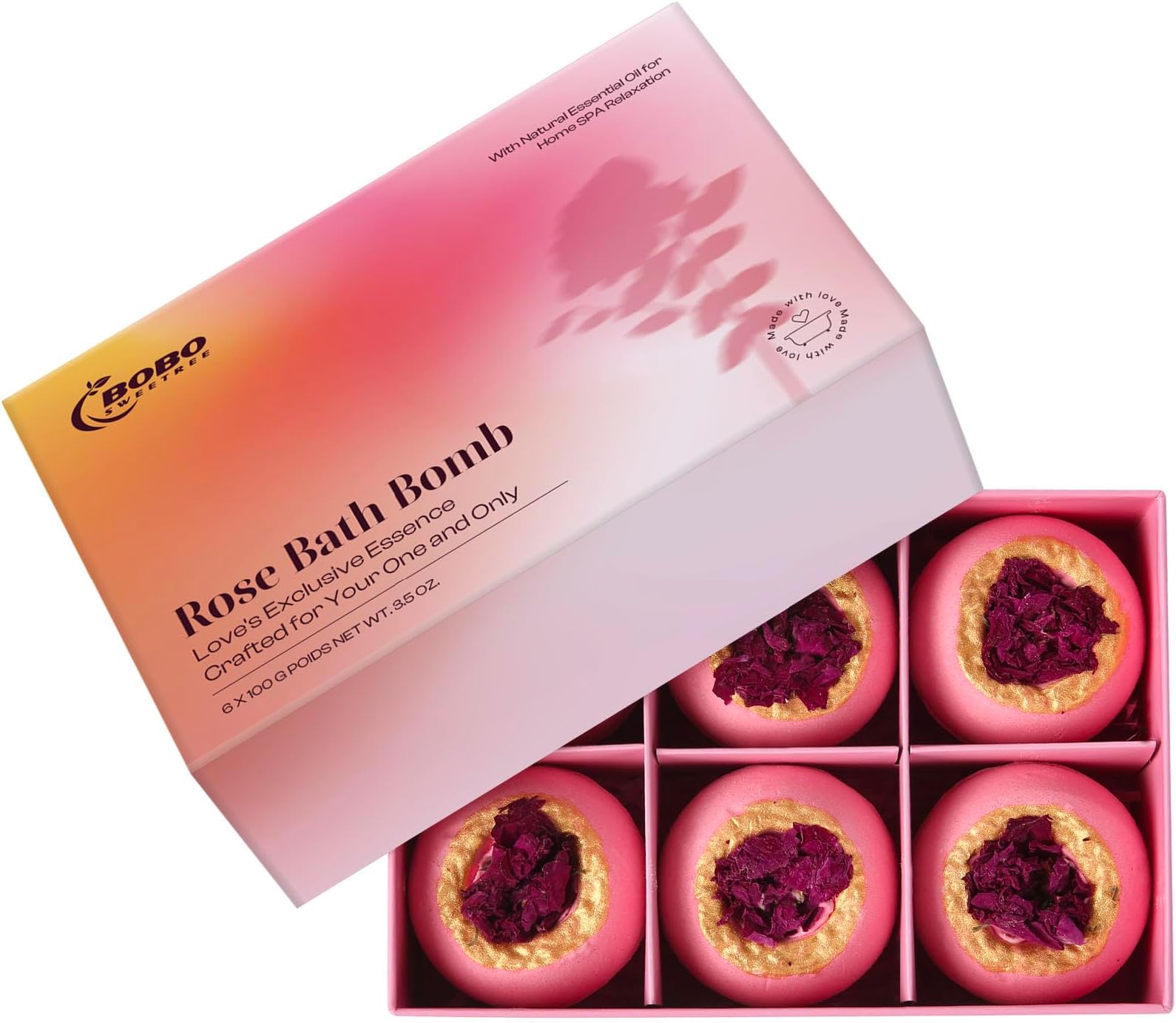 Amazon.com: Black Bath Bomb with Silver Glitter - Large Bath Bomb 7.5oz ...