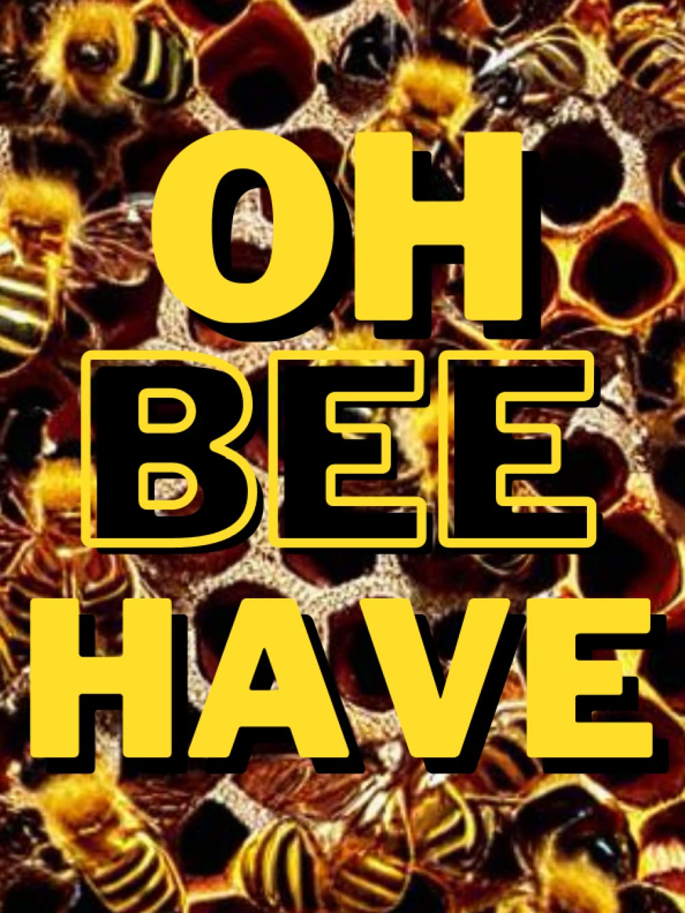 Amazon.com: Bee Notebook: Oh Bee Have | Bees | Bee Hive| Honey Comb ...