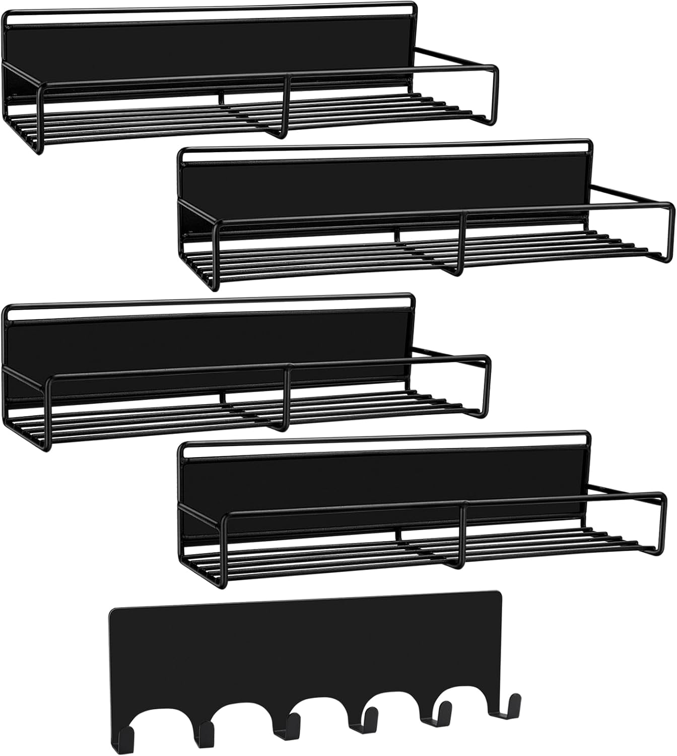 Amazon.com: Yoxindax 5 Pack Magnetic Shelf for Refrigerator - Large ...