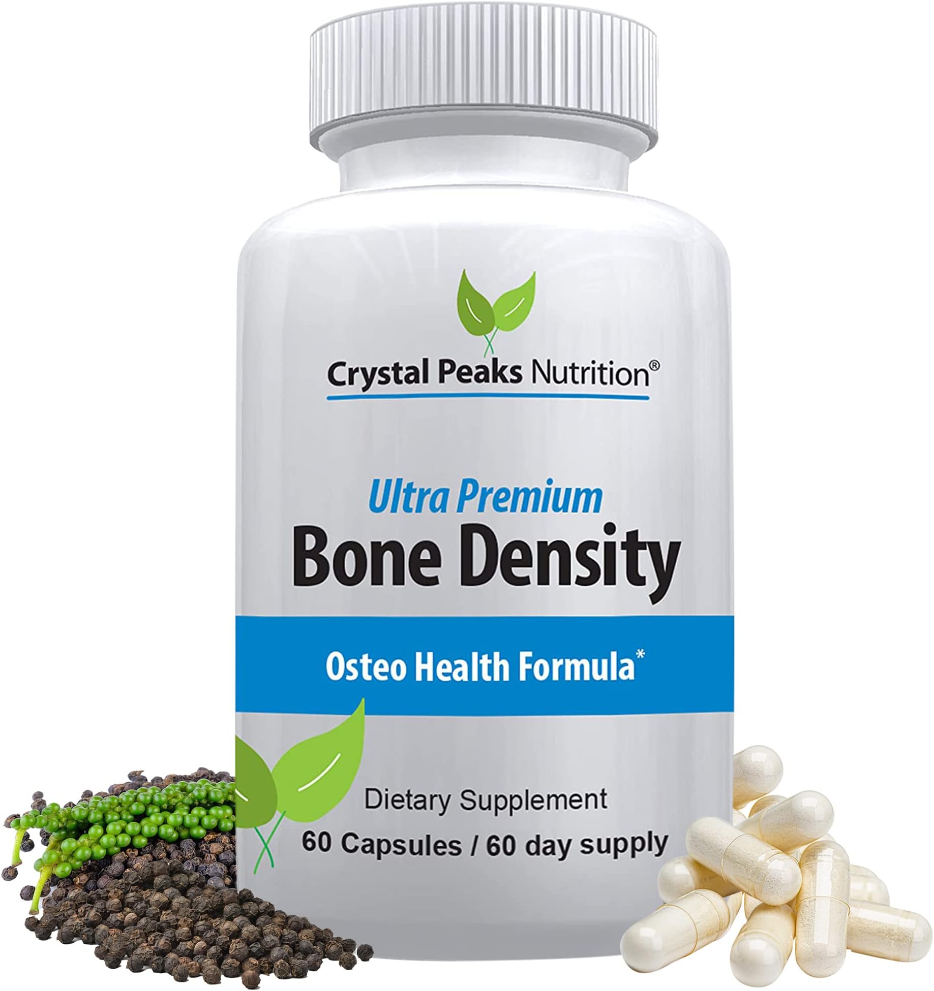 Amazon.com: BlueBonnet Osteo-Bone Formula Vegetarian Capsules, 180 ...