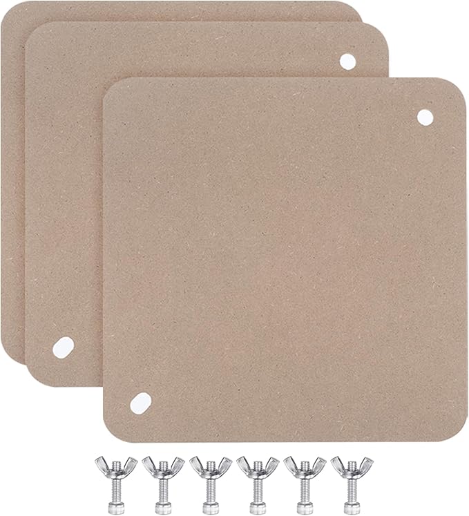 Amazon.com: PATIKIL 3 Pack 9" Pottery Wheel Bats, 1/3" Thick Round ...