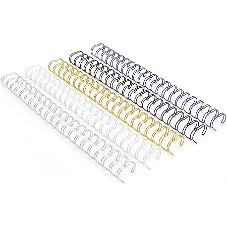Multicolor Binding Wires Rayson Wire Binding Spines 100 Pack - 2:1 ...