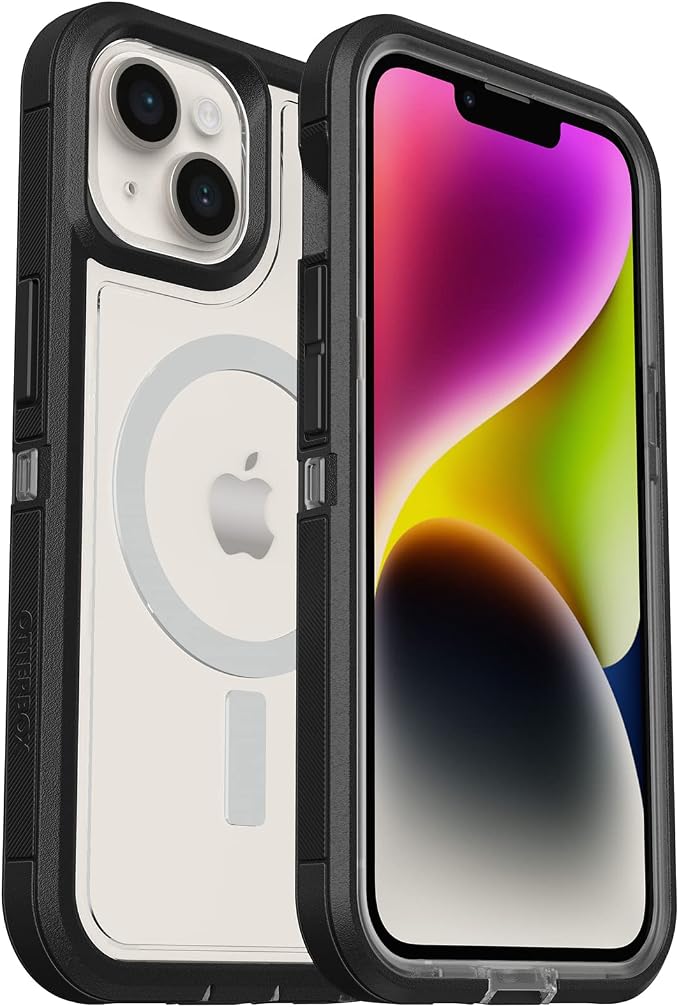 OtterBox iPhone 14 & iPhone 13 Defender Series XT Case - Black Crystal ...