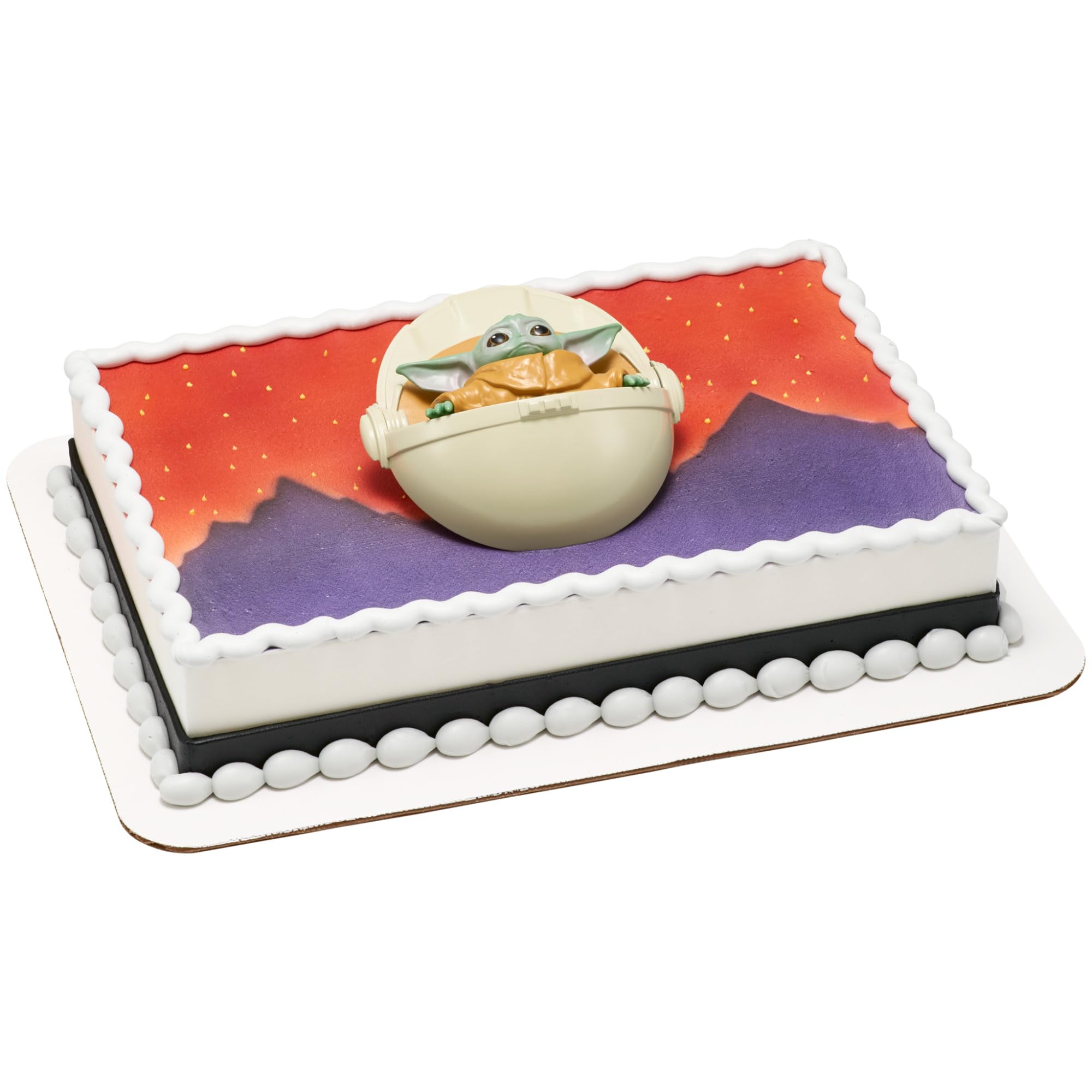 Snapklik.com : DecoSet Star Wars The Mandalorian The Child Cake Topper ...