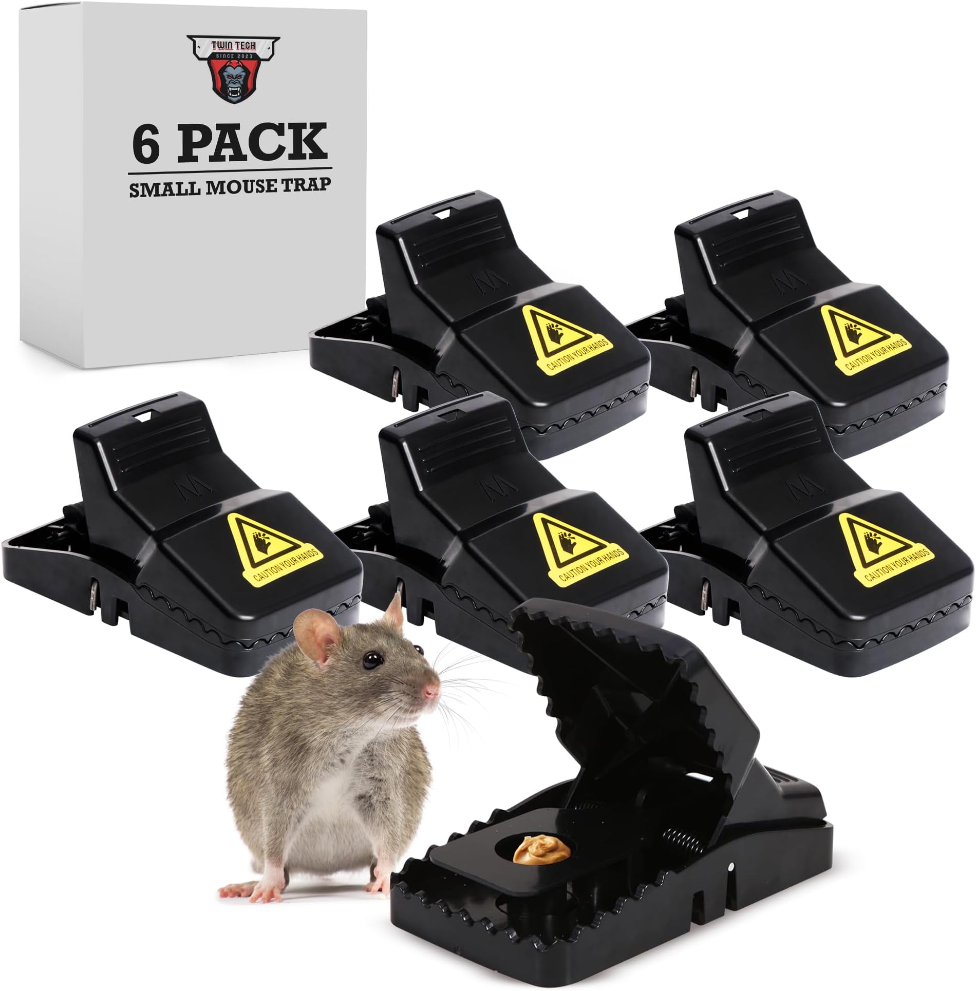 Amazon.com : JAWZTM Plastic Mouse Traps Packed Bulk, Packed 6 per Case ...