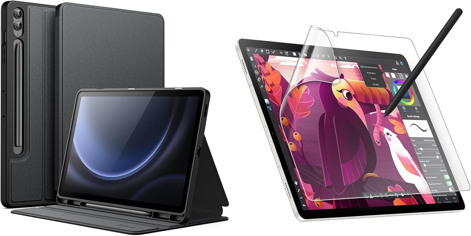 Amazon.com: JETech for Samsung Galaxy Tab S9 FE+ / S9 FE Plus Slim ...